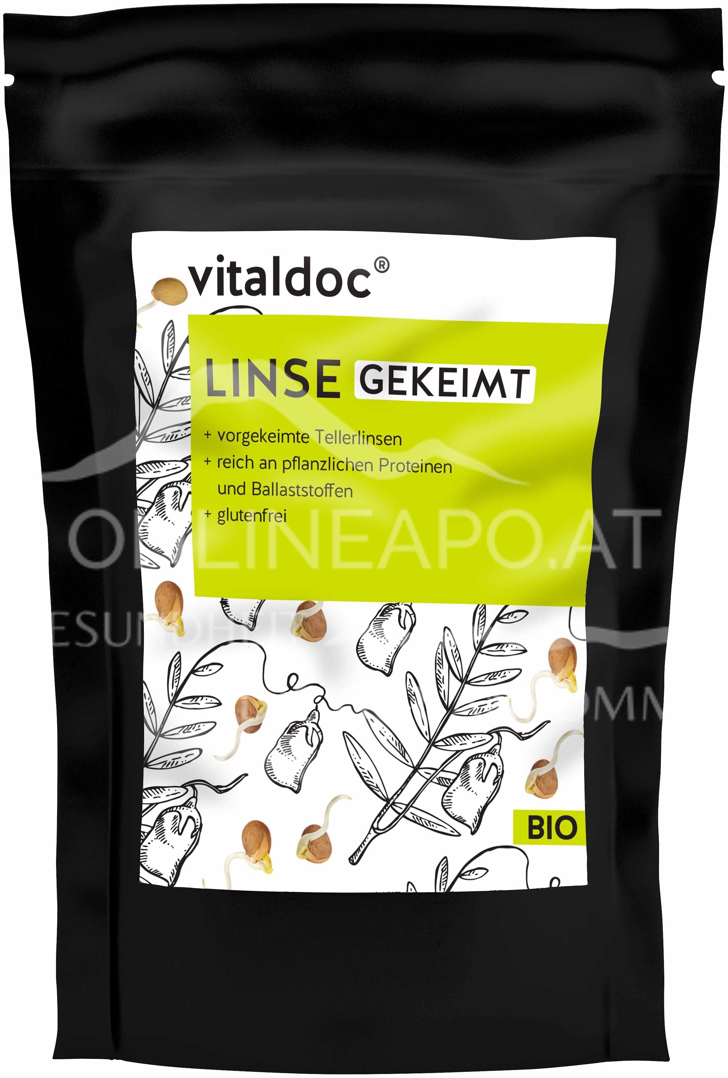 vitaldoc® BIO Linse ganz, gekeimt | schnell günstig geliefert